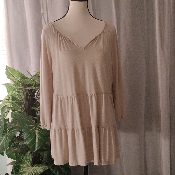 Ava James | Tops | Ava James Peasant Tunic Blouse | Poshmark